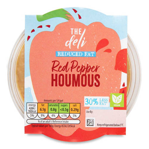 Reduced Fat Red Pepper Houmous | ALDI UK